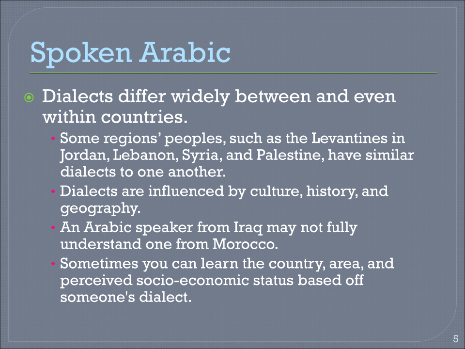 An Introduction to Arabic - TeachMideast